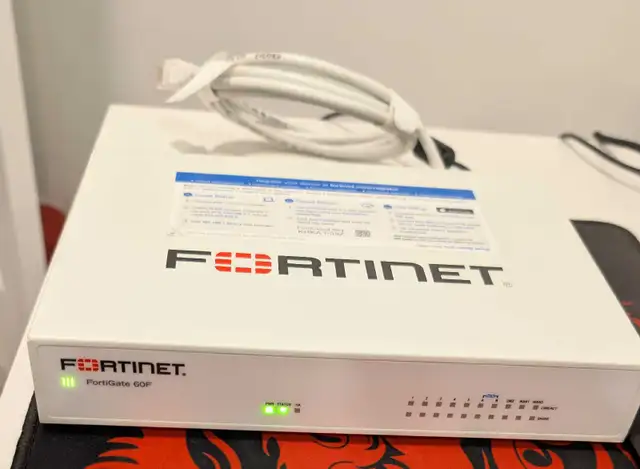 FortiGate 60F (FG-60F) Firewall – New/Unused – Never Registered ...