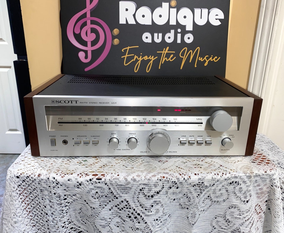 Vintage Scott 25 WPC Stereo Receiver – Silverface Classic 325R | Stereo ...