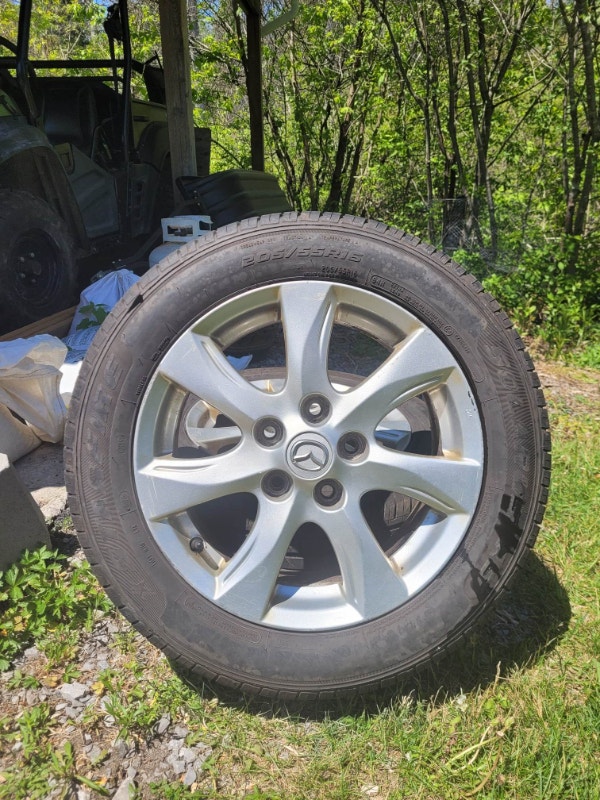 4 Used Tires on Rims 205/55/R16 | Tires & Rims | Ottawa | Kijiji