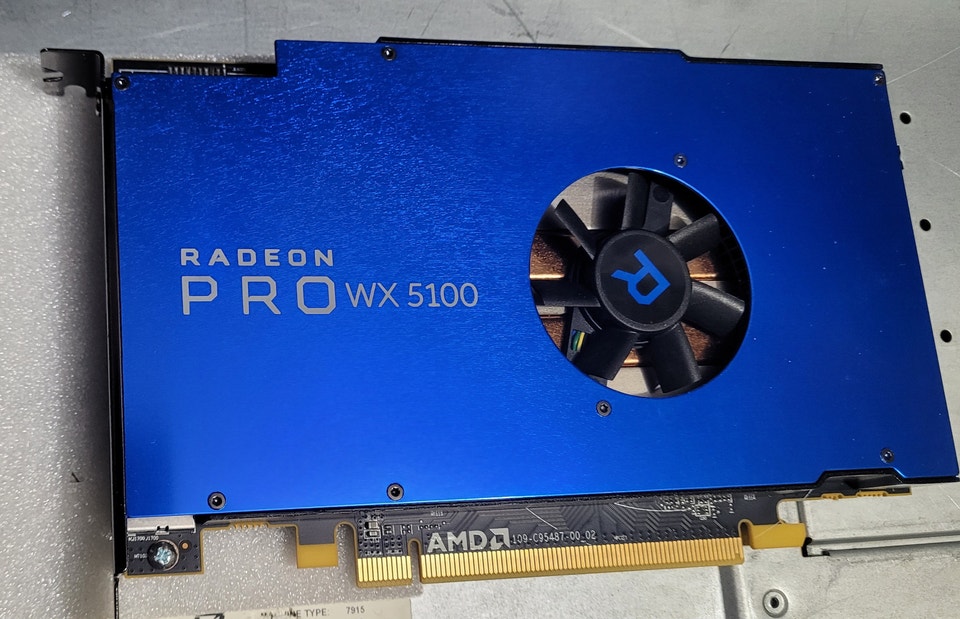AMD Radeon Pro WX5100 8GB GDDR5 256-Bit 4K GPU PCI-E 3.0x16 4xDP ...
