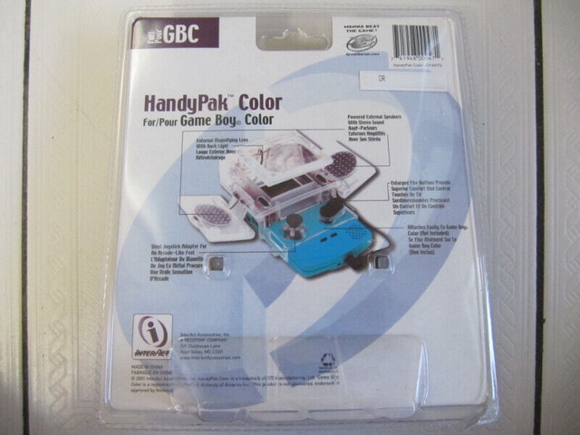 Gameboy Colour HandyPak Color Portable Game Enhancer By GBC 2001 ...