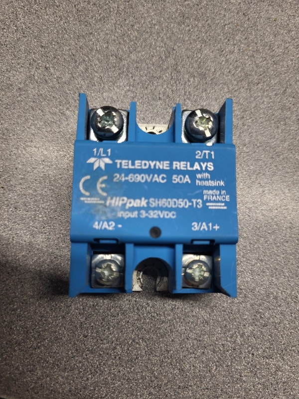 SOLID STATE RELAYS 24VDC 600VAC 50A SPST USAGER USE SH60D50-T3 | Autre ...