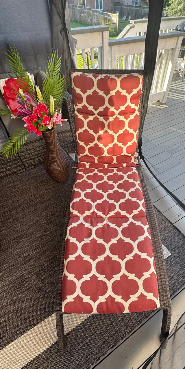 Hampton bay tacana wicker outdoor chaise lounge store