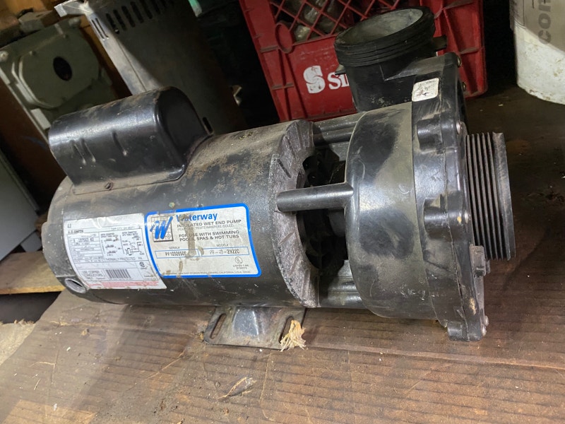Jacuzzi hot tub pump 2Hp 2 speed AO smith 220v fr R56y | Hot Tubs ...