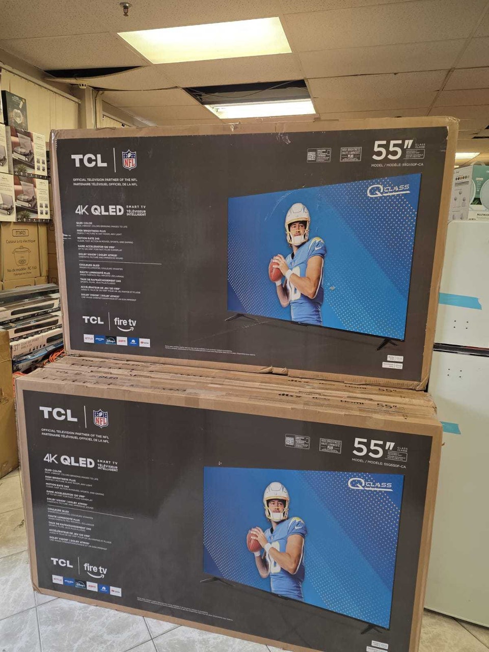 TCL 55" 4K QLED Fire TV | TVs | Hamilton | Free local classifieds - Kijiji