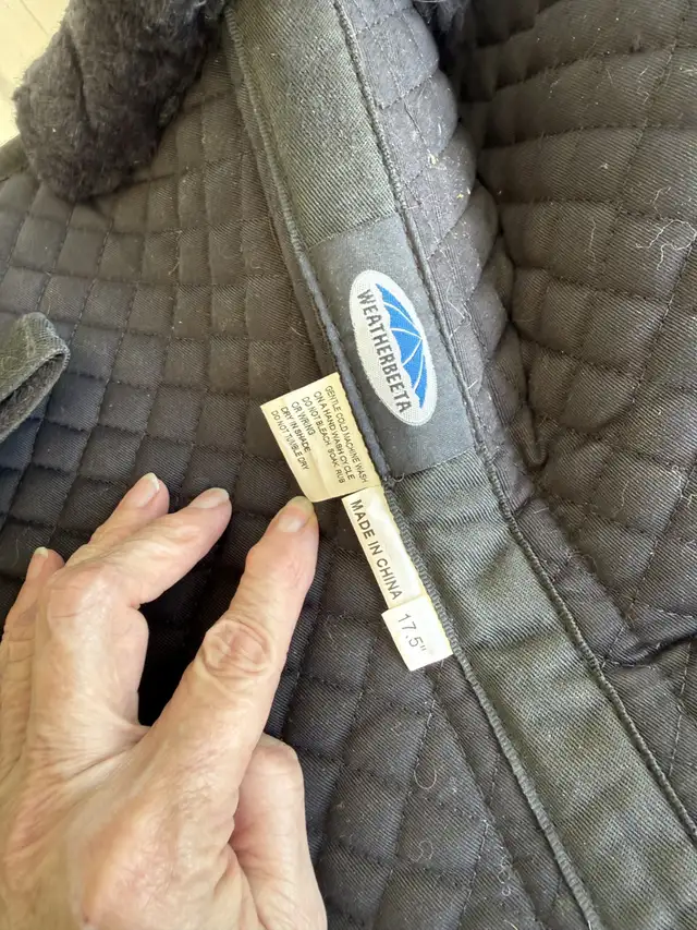 Weatherbeeta merino wool half pad black Excellent Condition ...