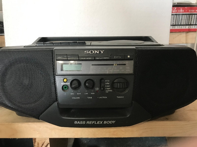 Sony CFD-V14 Boombox CD/Cassette/AM/FM Radio | Stereo Systems & Home ...
