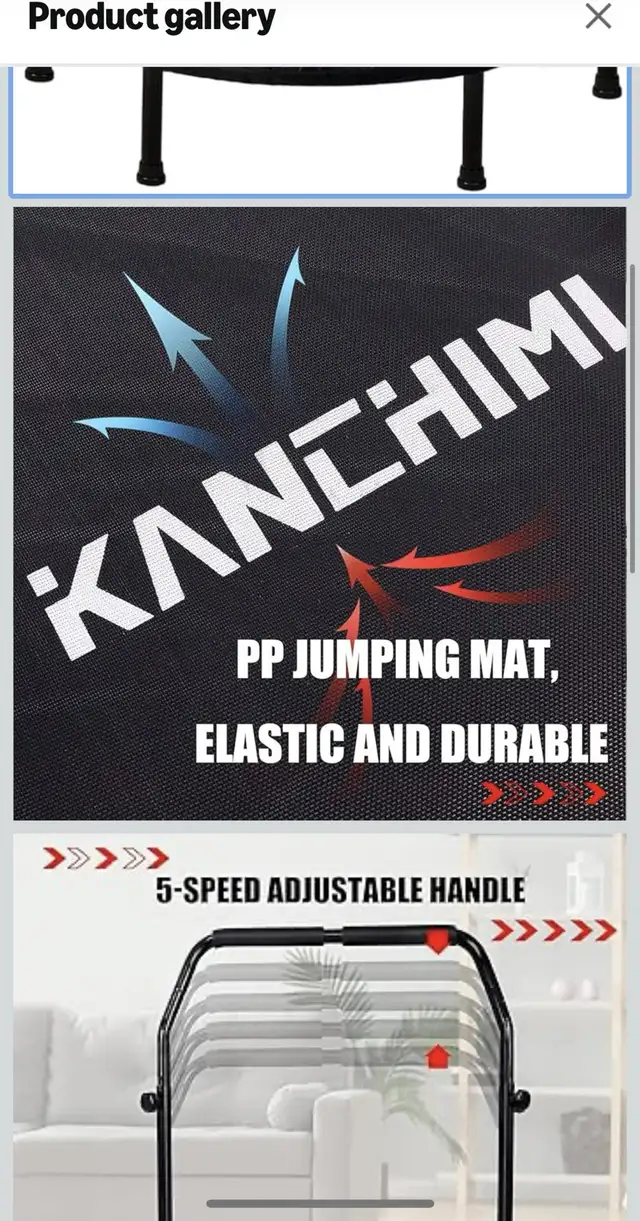Kanchimi Foldable Mini Fitness Indoor Exercise Workout Rebounder ...