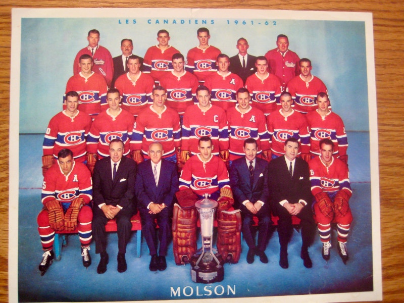 ORIGINAL '60'S MOLSON MONTREAL CANADIENS TEAM PHOTOS | Arts ...