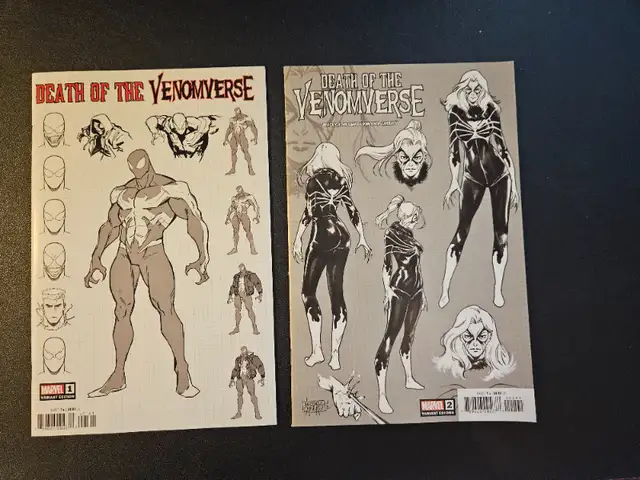 DEATH OF THE VENOMVERSE #1-5 SUPER HI GRADE DESIGN VARIANT SET | Comics ...