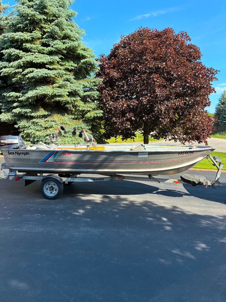 16’ Sea Nymph, 30 hp Yamaha.Complete with trailer | Powerboats ...