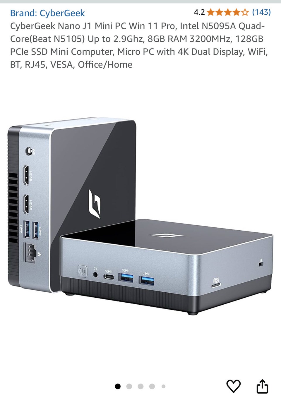 CyberGeek Nano J1 Mini PC - | Desktop Computers | Mississauga / Peel ...