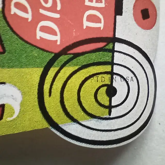 Vintage December 25 Christmas Santa Train Sticker Stamp Seal | Arts ...