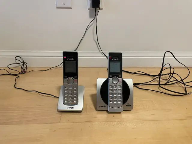 VTech 2 slim handset cordless phone system | Home Phones & Answering ...