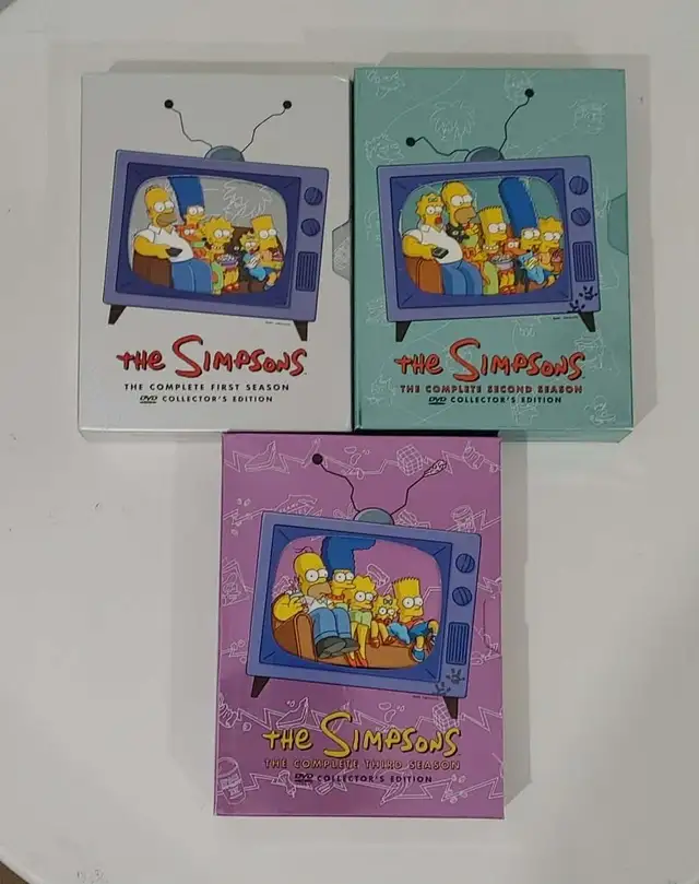 The Simpsons DVD Collection (Seasons 1–3) | CDs, DVDs & Blu-ray | City ...