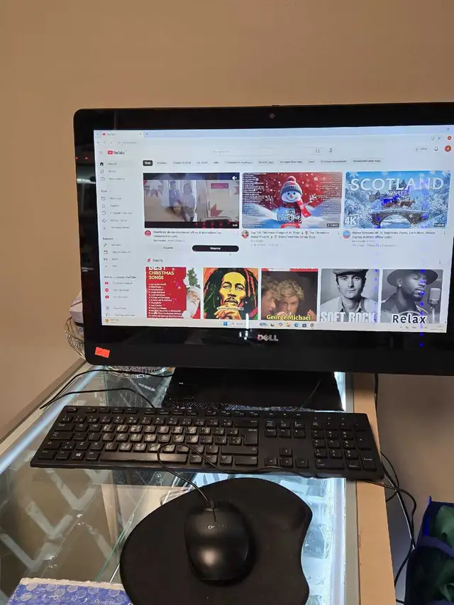 ordi DELL all in one 23p tactile wifi ram 8G 256ssd Windows 11 ...