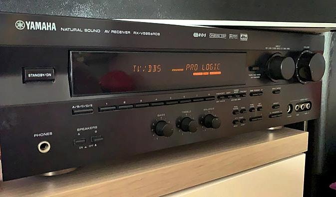 Yamaha RX-V496 5.1 Channel Natural Sound AV Receiver | Stereo Systems ...
