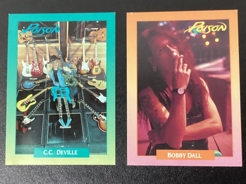 ROCKCARDS POISON C.C DEVILLE AND BOBBY DALL COLLECTOR CARDS | Arts & Collectibles | Winnipeg ...
