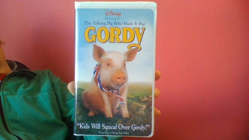 Disney VHS Tape GORDY the Talking Pig Who Made It Big! | CDs, DVDs ...