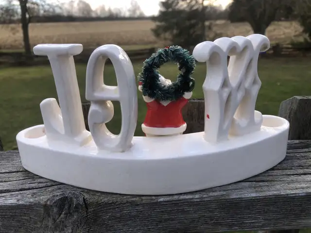 Vintage 1959 Holt Howard Candle Holder Christmas Noel | Arts ...
