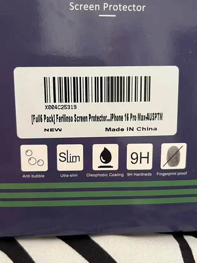 6 Pack Ferilinso Screen Protector Apple iPhone 16 Pro Max | Cell Phone ...