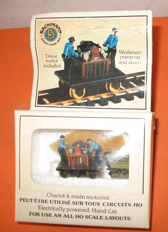 HO Trains Gandy Dancer #1320 -Plus - Motorized Workmen Pump Car ...