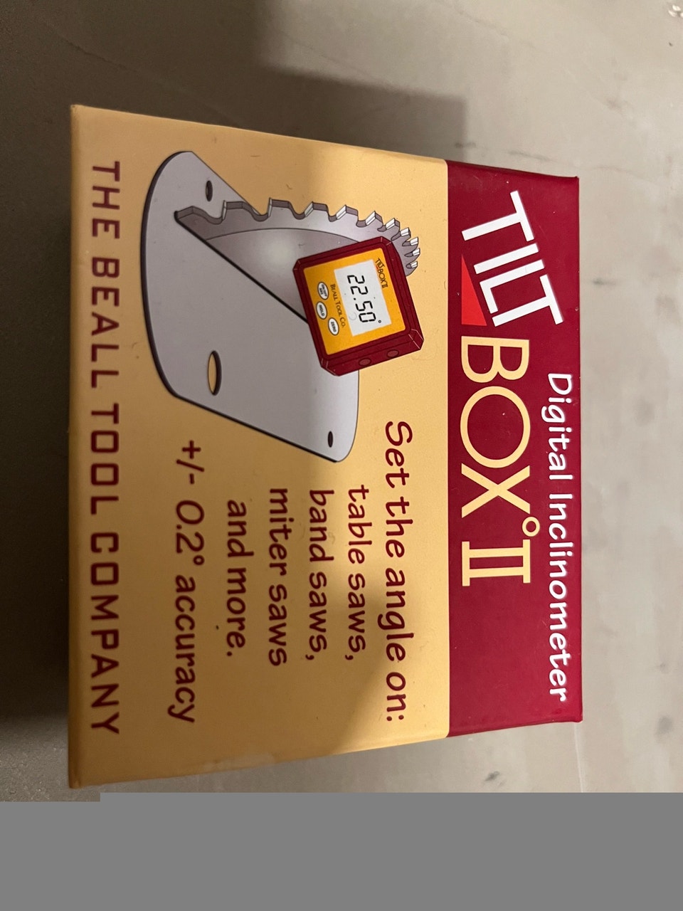 digital inclinometer for table saw - tilt box II | Power Tools ...