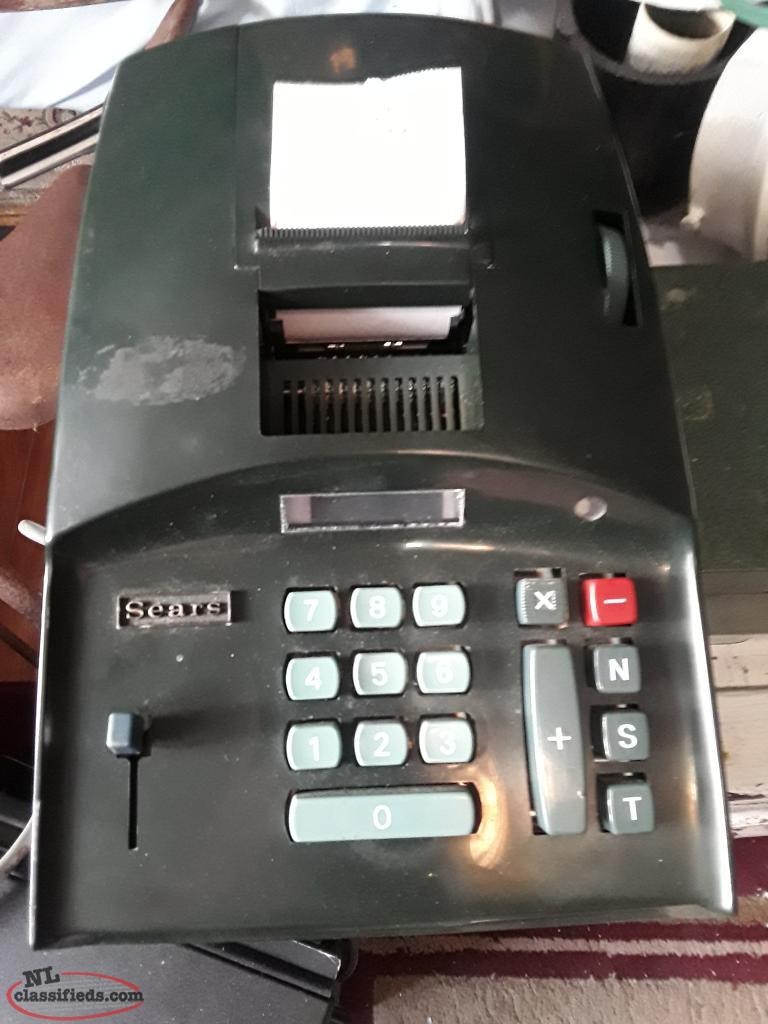 $30 FIRM::::::: Sears Electric Adding Machine 1970s. D | Arts ...