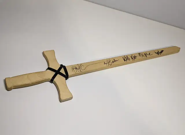 Medieval Times Wooden Toy Sword and signed by the knights | Arts ...