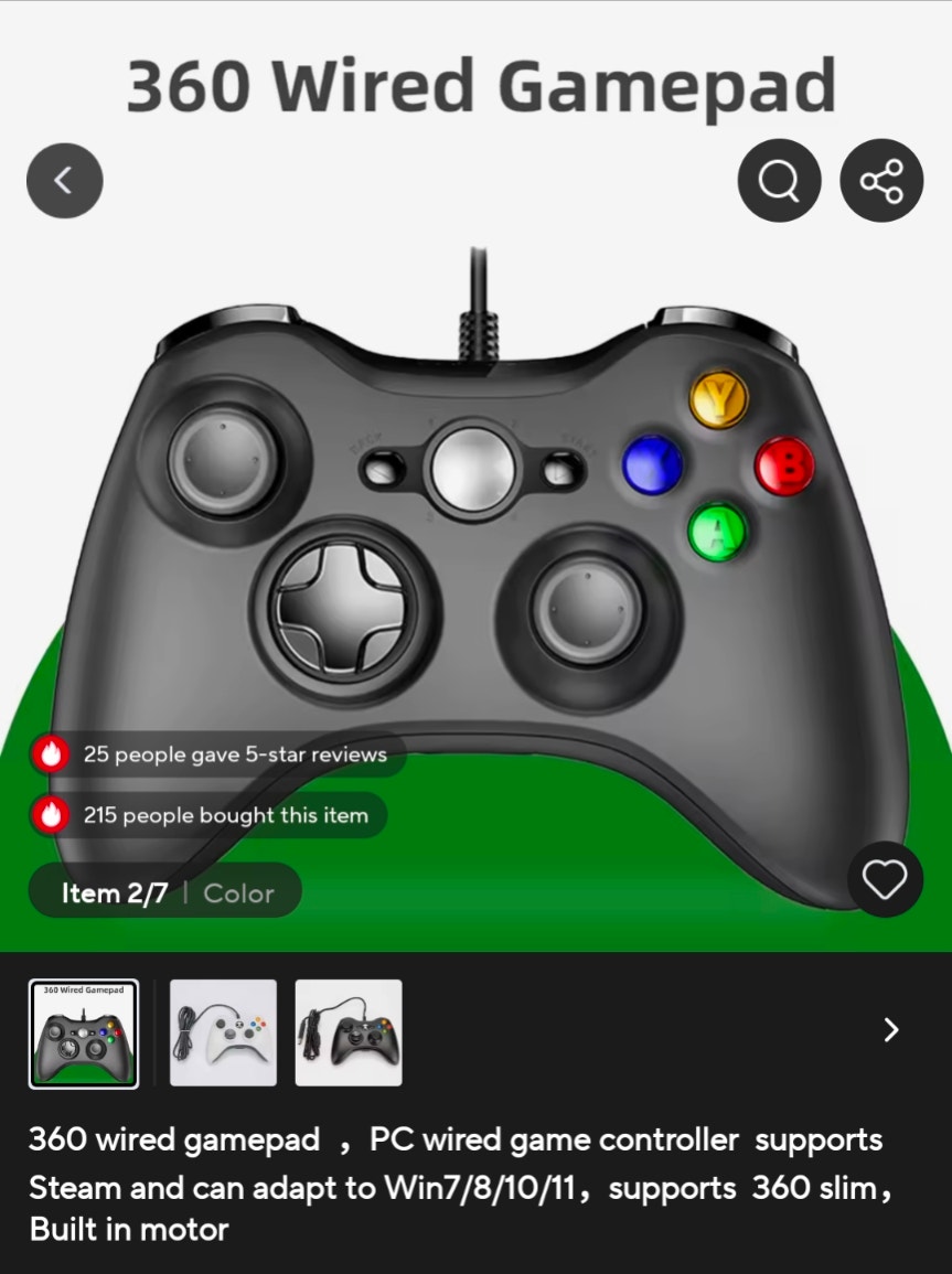 Xbox 360 Wired Controller for PC & xbox360 | XBOX 360 | City of Toronto ...
