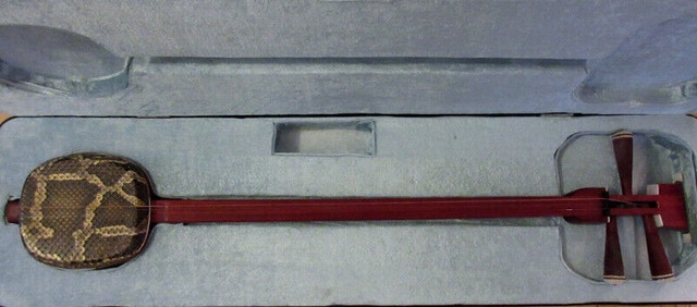 Sanxian, Sangen, Shamisen, さんげん) 小三弦, Chinese banjo | String | Markham ...