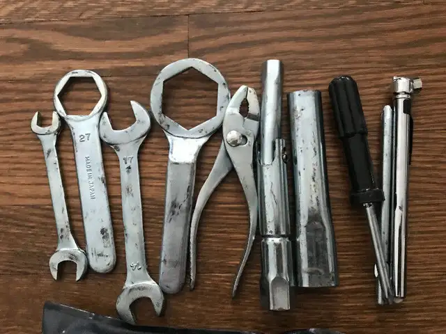 Suzuki GSXR Tool Case kit Set Case Spark Plug Socket Chain Adjt ...