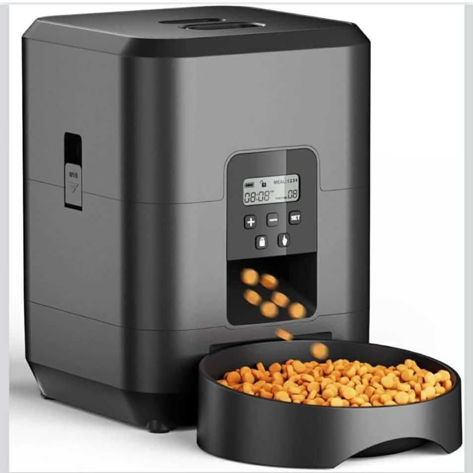 Automatic Cat Feeder, Timed Cat Food Dispenser with 1-4 Meals ...