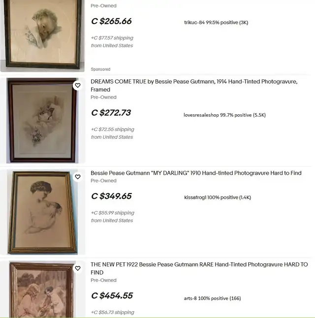 1915 ‘Bessie Pease Gutmann’ Original Artwork POVERTY vs RICHES | Arts ...