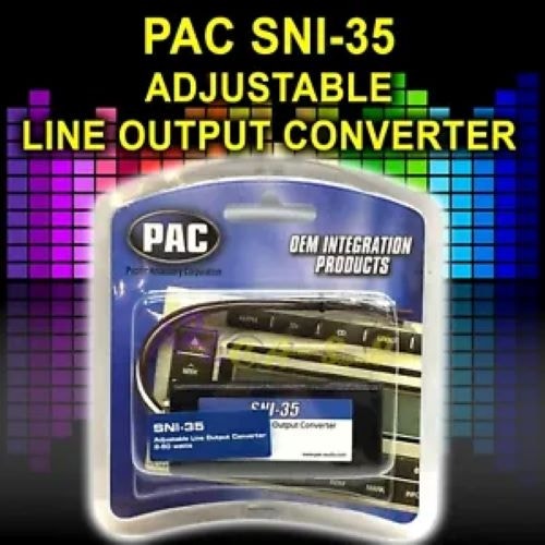 PAC SNI-35 Variable Adjustable Line Output Converter 2-50 Watts | Audio ...
