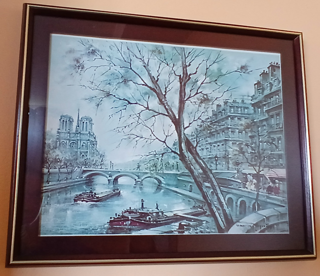 2-set Frames Paris Art Prints in Wooden Frame's | Home Décor & Accents ...