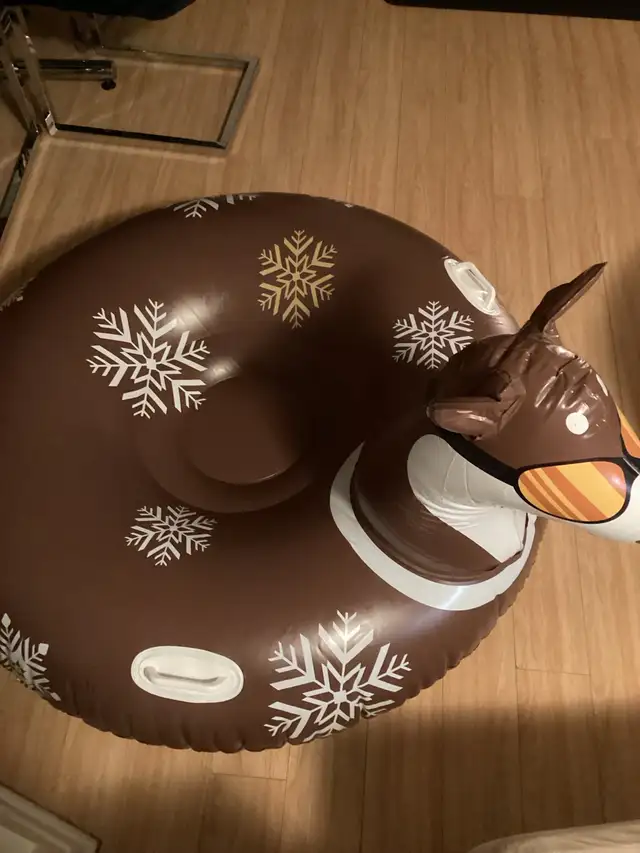 Inflatable Snow Tube Sled - cool deer design | Snowboard | Ottawa ...