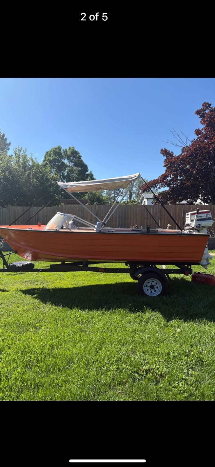 14’ StarCraft aluminum boat motor and trailer | Powerboats & Motorboats ...