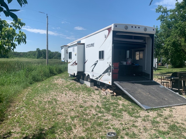 Heartland Cyclone 3912 Toyhauler | Travel Trailers & Campers | Portage ...