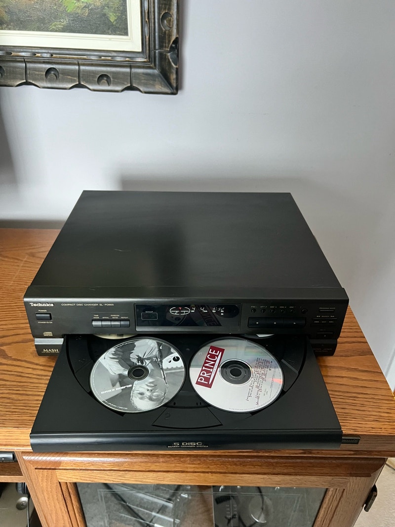 Technics SL-PD665 CD Player Carousel Changer – 5 Disc | Stereo Systems ...