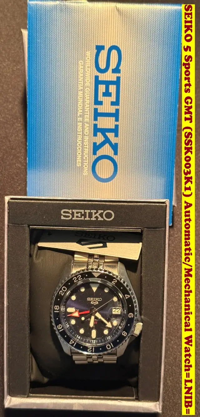 SEIKO 5 Sports GMT (SSK003K1) Automatic/Mechanical Watch=LNIB= | Arts ...