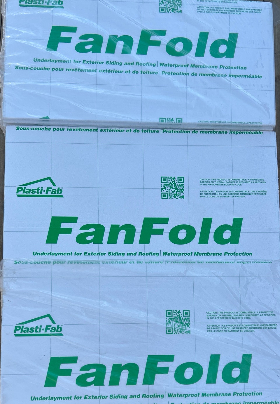 600 sq ft NEW FanFold Insulation Plasti-Fab 3 Bundles | Floors & Walls ...