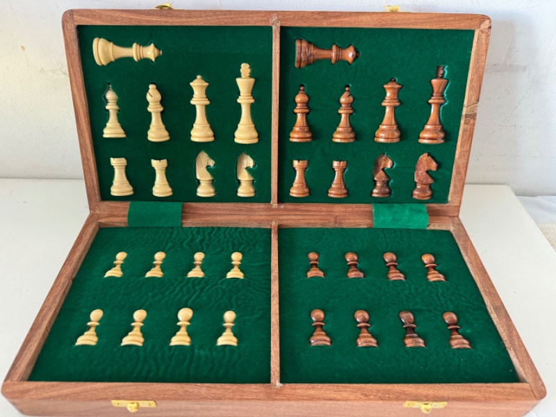 NEW, Premium Quality, Handcrafted Magnetic Foldable Chess Board | Toys ...