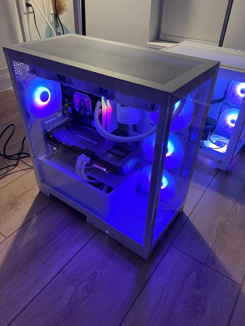 New Frost white RTX 3060ti Gaming/Streaming PC with Itachi AIO c ...