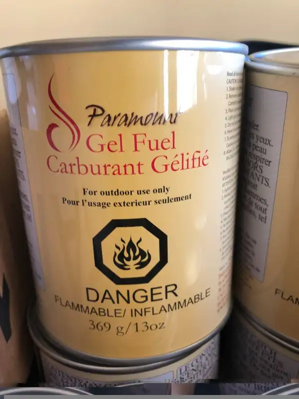12 cans of Paramount Gel Fuel for outdoor use new | Outdoor Lighting ...
