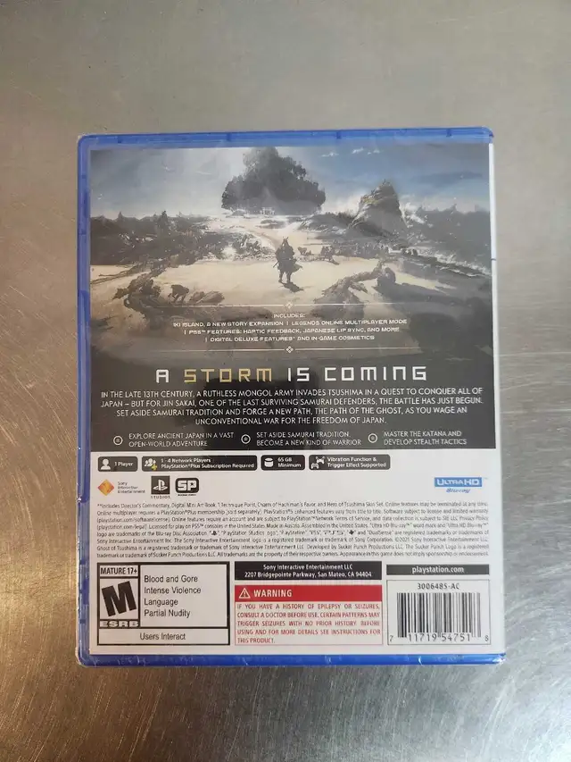 Ghost of Tsushima Directors Cut PS5 | CDs, DVDs & Blu-ray | Hamilton ...