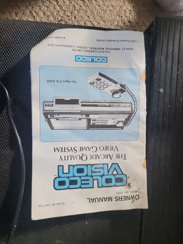 Vintage Coleco Vision game console. Model no. 2400 I deliver! | Older ...