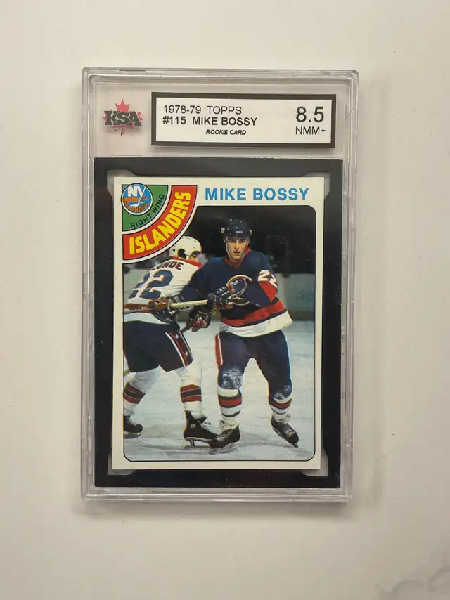 1978-79 Topps #115 Mike Bossy RC / Rookie Card / Graded KSA 8.5 | Arts ...