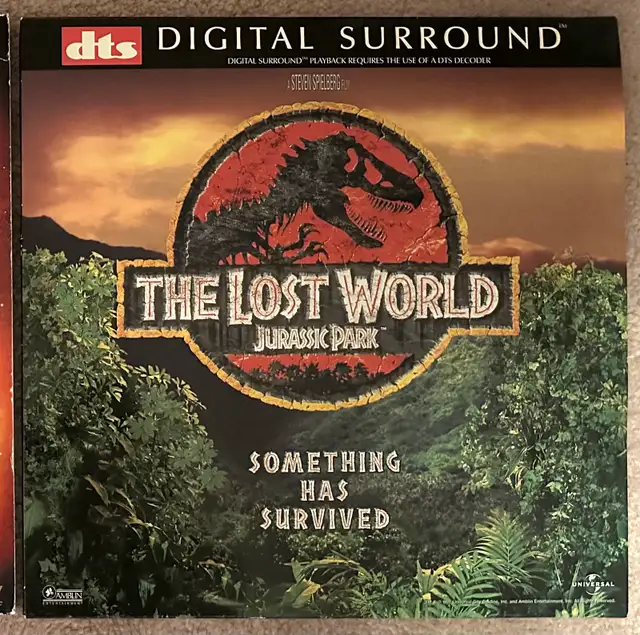 The Lost World - Jurassic Park 2 - DTS LaserDisc | CDs, DVDs & Blu-ray ...