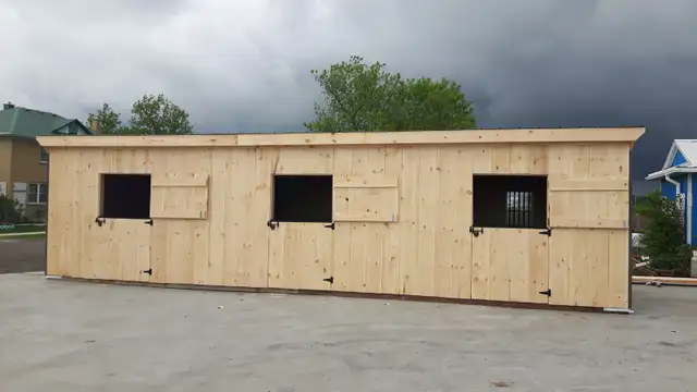 10x16 maintenance free Shed | 7' Sidewalls | 2x6 Framing | 29G ...